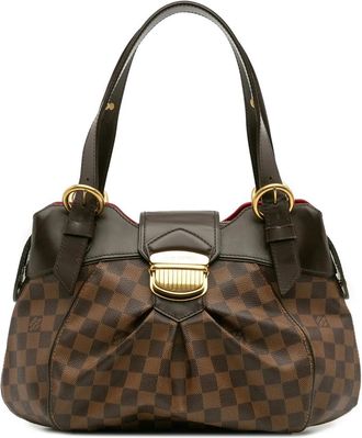 Louis Vuitton Hobo Bags - Damier Ebene Sistina PM - Gr. unisize - in Braun - für Damen