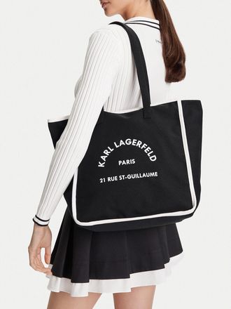 Karl Lagerfeld Handtasche KARL LAGERFELD A3W50018 Schwarz