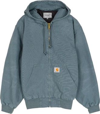 Carhartt Work in Progress Homme, Sweatshirts et sweats &agrave; capuche, Bleu, Taille: L Detroit Cotton Zip Sweat &agrave; capuche