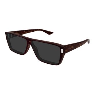 Saint Laurent Havana Glossy Sonnenbrille SL 757 - - Accessories - Herren - Braun - 64 MM