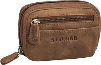 STILORD Eason Schlüsseltasche Leder Herren mit vielen Fächern - Damen Mäppchen Key-Organizer Kleingeldbörse Schlüssel-Etui - Echtleder Schlüsselanhänger mit G