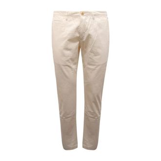 Siviglia Wei&szlig;e Hose Hergestellt in Italien - - Trousers - Herren - Beige - W34