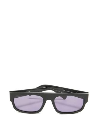 Dsquared2 lunettes de soleil à monture rectangulaire pre-owned - Noir
