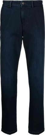 7 For All Mankind Homme, Pantalons, Bleu, Taille: W38 Slimmy Chino