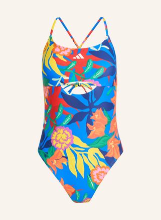 adidas Badeanzug Mexicana Florals blau