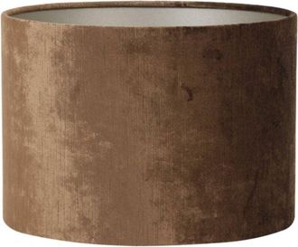 Light & Living Light & Living - abat-jour - Gemstone - marron - textile - Ø 25cm