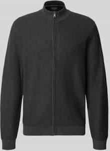 Olymp Level 5 Regular Fit Cardigan mit Stehkragen