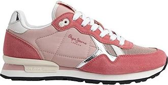 Pepe Jeans London Femme Brit Heritage W Basket, Rose, 36 EU