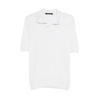 Tagliatore Homme, Pulls, Blanc, Taille: L Maille encolure en V