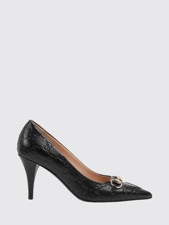 Gucci Escarpins Horsebit en cuir de veau lisse avec un talon aiguille haut