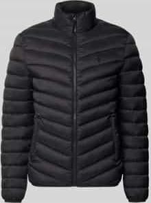 Review Regular Fit Steppjacke mit Logo-Stickerei