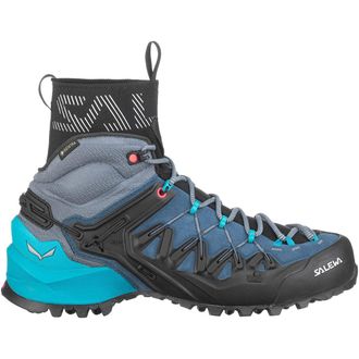 Salewa Damen Ws Mountain Trainer Mid Gore-tex Ankle Boot, Blau Schwarz 959, 37 EU