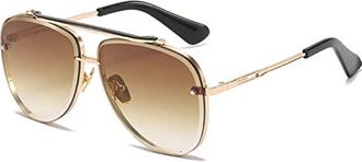 Generic Lunettes de soleil tendance pour hommes et femmes en métal, pare-soleil dextérieur pour conduite (couleur : C, taille : moyen) 2026