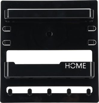 Generic Nachttisch-Wandhalterung, Nachttisch-Wand-Organizer, Selbstklebende Nachttischaufbewahrung Im Wohnheim mit Haken, Ideal f&uuml;r Telefon, Fernbedienung und