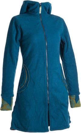 vishes Alternative Bekleidung - Warmer Elfen Kurzmantel mit Zipfelkapuze t&uuml;rkis 40