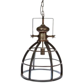 Atmosphera Suspension en fer Factory - Diam. 40 cm - Etain