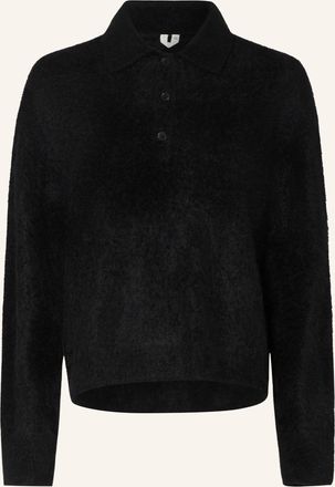 Arket Arket Strick-Poloshirt Aus Cashmere schwarz