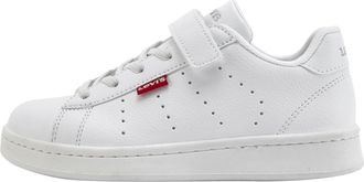 Levi's Avenue Top Velcro-Elastic Lace Sneaker, Brilliant White, 35 EU, Brilliant White, 35 EU