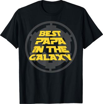 Star Wars Rebel Logo Best Papa in the Galaxy Graphic T-Shirt T-Shirt