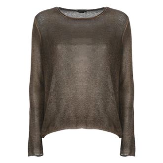 Avant Toi Damen, Strickwaren, Braun, XSGr&ouml;&szlig;e