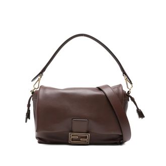 Fendi Medium Mamma Baguette Leather Tote Bag