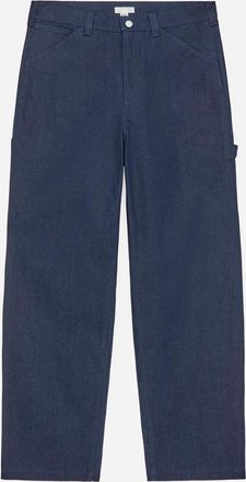 Arket Workwear-Hose Aus Denim -Blau