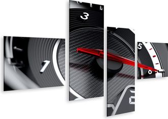 Islandburner Bild auf Leinwand Auto Tachometer High Speed Konzept Bilder Wandbilder Poster
