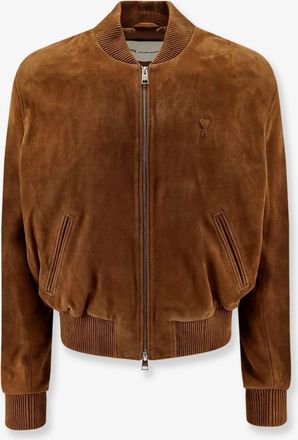 Ami Suede goatskin jacket - AMI PARIS - gender_Man