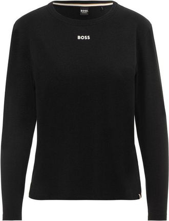 BOSS Langarmshirt mit Rundhalsausschnitt
