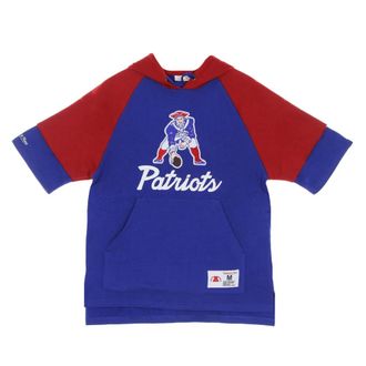 Mitchell & Ness NFL Kurzarm Hoodie K&ouml;nigsblau - - Sweatshirts & Hoodies - Herren - Blau - L