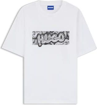 HUGO BOSS Hugo Nedirix T-Shirt, Blanc, XS Hommes