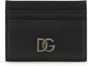 Dolce & Gabbana Homme, Accessoires, Noir, Taille: ONE Size DG Logo Card Holder