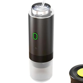 Generico portable, machine &agrave; caf&eacute; &eacute;lectrique portable, machine &agrave; caf&eacute; pour camping, petit appareil &agrave; bi&egrave;re rechargeable pour la marche pour le camping de voyag