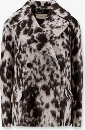 Dries Van Noten Vafel wool and alpaca coat - DRIES VAN NOTEN - gender_Woman