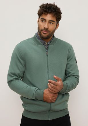 Bruno Banani Sweatjacke BRUNO BANANI, Herren, Gr. 4XL, gr&uuml;n, Obermaterial: 74% Polyester, 26% Baumwolle, unifarben, angesetztes B&uuml;ndchen, Sweatjacken Sweatjacke, m