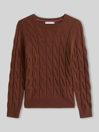 Tommy Hilfiger Regular Fit Pullover aus reiner Wolle
