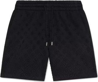 Casablanca Short Crystal &agrave; monogramme brillant en coton