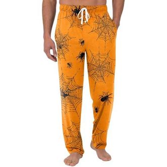 Generic Pantalon de loisirs pour homme - Long - Pour Halloween - Pantalon de jogging baggy confortable - Pantalon de sport ample - Pantalon de course d&eacute;contra