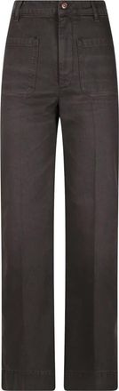 Victoria Beckham Alina Jean - - Trousers - Damen - Grau - W26
