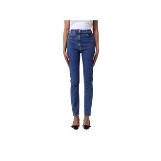 Elisabetta Franchi High-Waisted Denim Jeans - - Jeans - Damen - Blau - W26