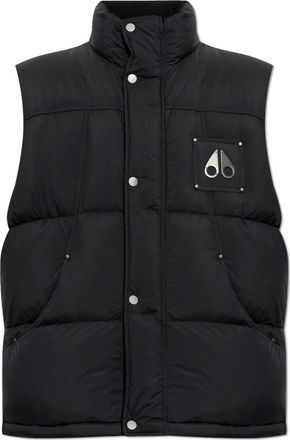 Moose Knuckles Daunenweste mit Logo-Applikation - - Jackets - Herren - Schwarzk - L