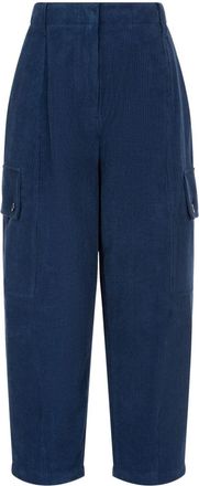 STUDIO TOMBOY Cargohose aus Cord - Blau