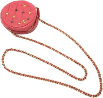 Chanel Pre-owned Vintage Pochette Sac Bandouli&egrave;re - Femme - Pre-owned - Rose - Taille: ONE Size
