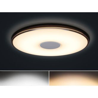 Trio Flache led Deckenleuchte tokyo mit Fernbedienung dimmbar & Lichtfarbe, &Oslash;60cm