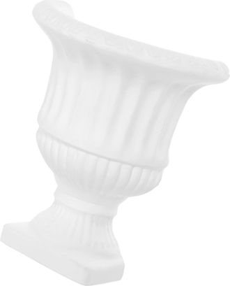 Cabilock Hängender Blumenhalter Aus Gips Wandmontierte Vintage Blumenvase Halbvase Für Blumenarrangements Robustes Dekoratives Accessoire Für Wohnzimmer Und Kü