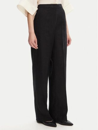 Tommy Hilfiger Stoffhose WW0WW46823 Schwarz Straight Fit