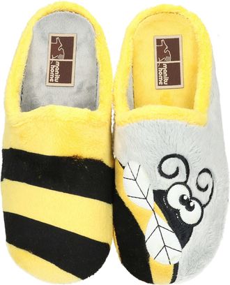 Manitu Damen Manitu-home Slippers Hausschuh, Gelb, 37 EU