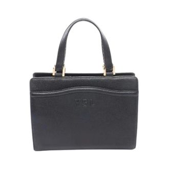 Saint Laurent Sac &agrave; main en cuir doccasion - Femme - Pre-owned - Noir - Taille: ONE Size