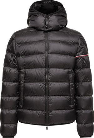 Moncler Moncler Doudoune Courte &Agrave; Capuche Ravenlock, Homme, Noir, Taille: 0