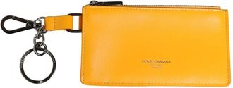 Dolce & Gabbana unisex, Accessoires, Jaune, Taille: ONE Size Card Holder Wallet